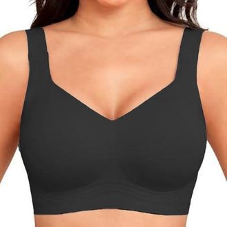 Generic Soutien-gorge push-up sans couture pour femme - Couverture compl&egrave;te confortable - Doux - Confortable - Soutien du dos - Soutien-gorge lissant le dos, 