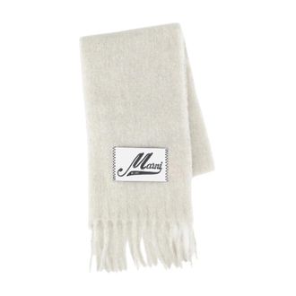 Marni Geb&uuml;rsteter Alpaka-Schal - - Accessories - Damen - Grau - ONE SIZE