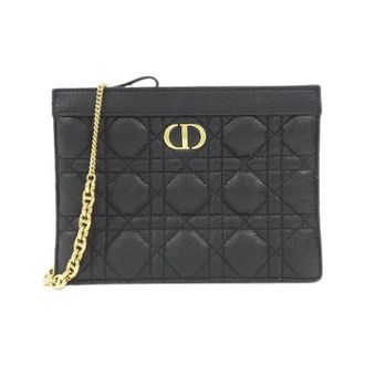 Dior Pre-owned Caro Calf Shoulder Bag - - Pre-owned - Damen - Schwarzk - ONE SIZE
