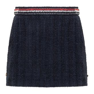 Thom Browne Femme, Jupes, Bleu, Taille: 36 FR Short Skirts