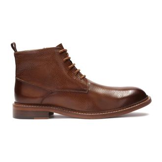 Kazar Braune Stiefel mit Rei&szlig;verschluss und Schn&uuml;rung - - Shoes - Herren - Braun - 42 EU