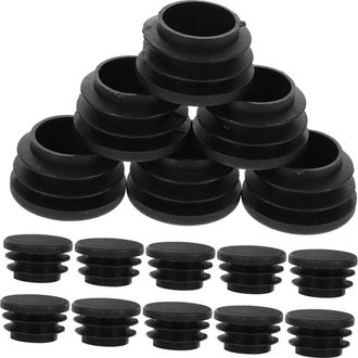 NUOBESTY 50stücke Möbel Rohrstopfen Aus Robustem Runde Stuhlbein-schutzkappen Mit Bodenstärke Kratzschutz Für Stühle Tische Hocker Und Gartenmöbel