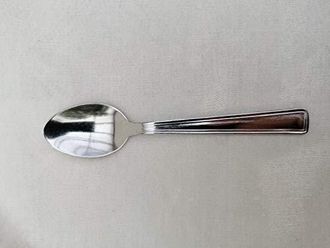 Inoxriv Kaffeelöffel, 12 Stück, Edelstahl, Metall, 7 Stück