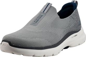 Skechers Gowalk 6-Stretch Fit Athletic Performance Chaussures de marche pour homme, Gris/gris anthracite, 43 EU