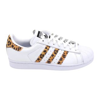 adidas Klassischer Ledersneaker Gummisohle - - Sport - Herren - Wei&szlig; - 36 2/3 EU