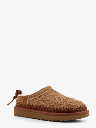 UGG Womens Slip-On Loafers Micro Biarritz Suede Brown