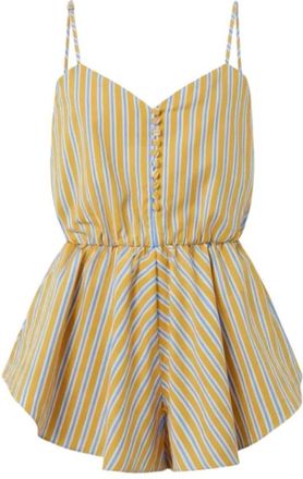 Andamane Femme, Robes, Jaune, Taille: 36 FR Celeste Playsuit