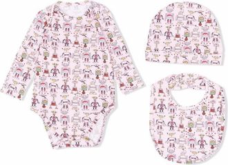 Marni Cotton Three-Piece Bodysuit Set - Red