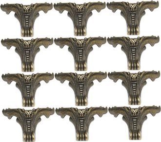 PartyKindom 12stücke Stützbeine Aus Legierung Für Möbel Haltbar Und Korrosionsbeständig Einfach Zu Montieren Und Auszutauschen Dekorative Unterstützung Für Gesche