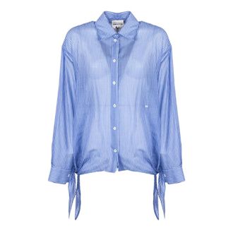 Semicouture Femme, Blouses et Chemises, Bleu, Taille: 42 FR Semicouture Chemises