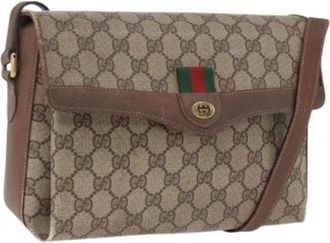 Gucci Sac bandouli&egrave;re vintage doccasion - Femme - Pre-owned - Brun - Taille: ONE Size