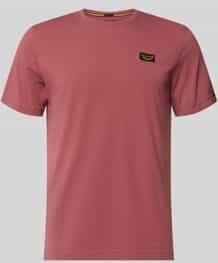 PME Legend T-Shirt mit Label-Details und Rundhalsausschnitt