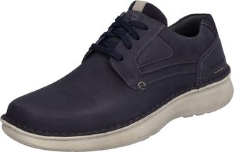 Josef Seibel Herren Bequemschuhe Alan 03,Weite K (Extra weit),Wechselfußbett,Schnuerung,lace-up Shoes,Low-tie,Halbschuhe,Indigo,41 EU