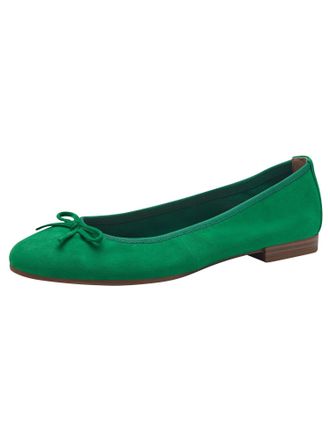 Tamaris Damen Ballerinas Leder; Green/gr&uuml;n; 37 EU