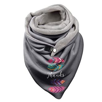 Generic &Eacute;charpe en polaire chaude avec double couture pour femme - Automne et hiver, D, Taille unique