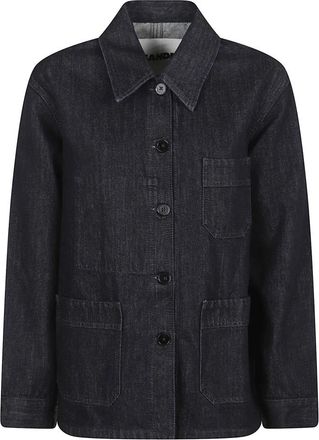 Jil Sander Femme, Vestes, Bleu, Taille: 30 FR Veste en jean l&eacute;g&egrave;re