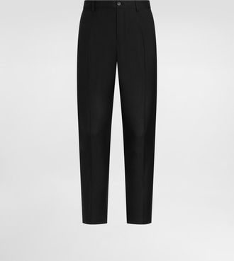 Dolce & Gabbana Hose Aus Schurwolle - Mann Hosen Und Shorts Schwarz 46