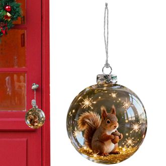 Generico Kugel: Weihnachtsballons mit detailliertem Tier-Design, langlebige h&auml;ngende Details, f&uuml;r saisonale Feiertage, vielseitig einsetzbar f&uuml;r B&uuml;rodekoration