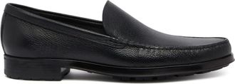 Bally Odeny Loafer aus strukturiertem Leder - Schwarz