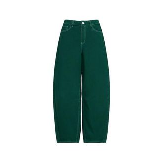 Object Jean ample mi-haut en coton