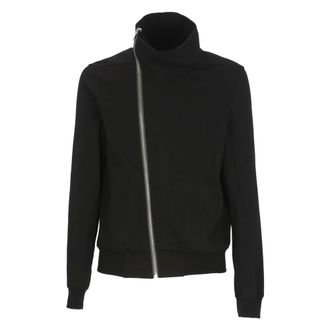 Rick Owens Homme, Sweatshirts et sweats &agrave; capuche, Noir, Taille: L SweaT-shirt Zipp&eacute; Int&eacute;gral
