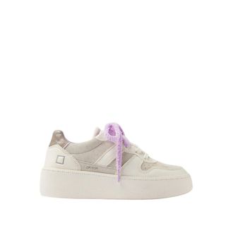 D.A.T.E. D.a.t.e., Femme, Chaussures, Beige, Taille: 41 EU Court Platform