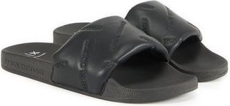 A|X Armani Exchange Mules plates &agrave; logo emboss&eacute;