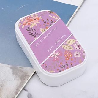 Generic Grand Tampon Encreur Rouge Flash Brillant, Tampon Encreur Artisanal pour Travaux Manuels sur Papier et Scrapbooking, Non Toxique pour Adultes et Enfan