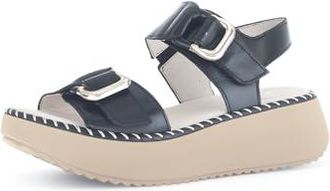 Gabor Sandales à lanières pour femme, Noir 27., 38 EU