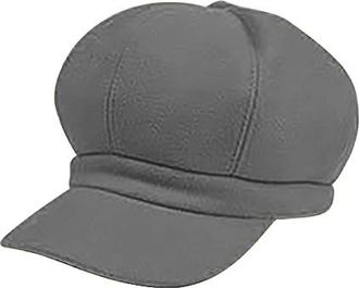 Generic Chapeau pour femme Automne et Hiver Chaud Mode Laine B&eacute;ret Peintre Chapeau d&ocirc;me Chapeau Dames Cap, gris, Taille unique
