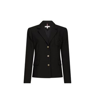 Tommy Hilfiger Blazer ajust&eacute; &agrave; blason brod&eacute;