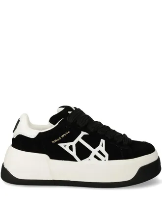 Naked Wolfe Plateau-Sneakers im Layering-Look - Schwarz