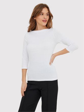 Vero Moda Bluse Panda 10274133 Wei&szlig; Regular Fit