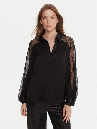 Twin-Set Hemd 252LL2TBB Schwarz Regular Fit