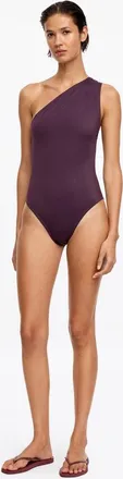 Arket One-Shoulder-Badeanzug -Rot