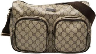 Gucci Sac bandouli&egrave;re Pre-owned - Femme - Pre-owned - Beige - Taille: ONE Size