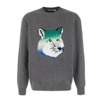 Maison Kitsun&eacute; Herren, Sweatshirts & Hoodies, Grau, LGr&ouml;&szlig;e