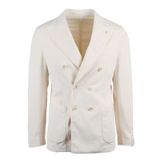 L.B.M. 1911 Samtjacke - - Jackets - Herren - Beige - XL