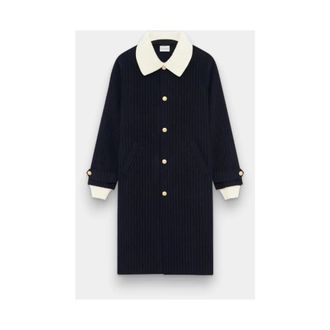 Dr&ocirc;le de Monsieur Le Manteau Pinstripes - - Coats - Herren - Blau - S