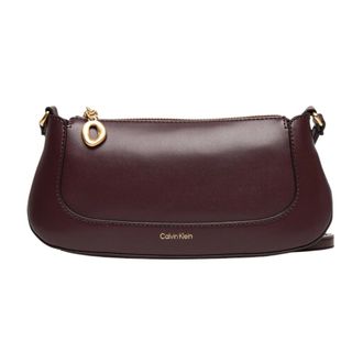 Calvin Klein Femme, Sacs, Brun, Taille: ONE Size Long Zip Crossbody Bag