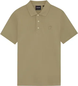 Lyle & Scott Homme, Tops, Vert, Taille: S Polo en coton Superfine