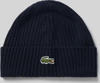 Lacoste M&uuml;tze aus reiner Wolle