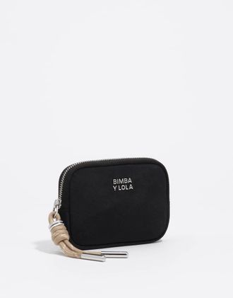 Bimba & Lola M&uuml;nzb&ouml;rse aus Nylon in Schwarz