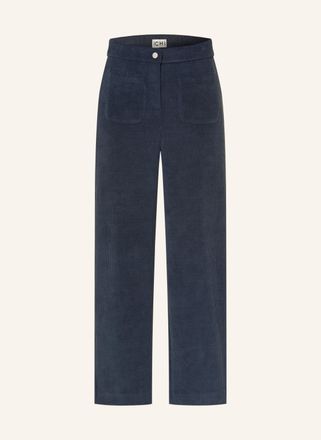 Ichi Cordhose Ihkate blau