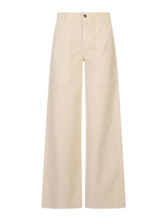 Moncler Pantalons D&eacute;contract&eacute;s - Blanc