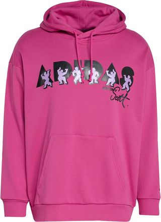 adidas Mens x Jeremy Scott Hoodie Semi Lucid Fuchsia L