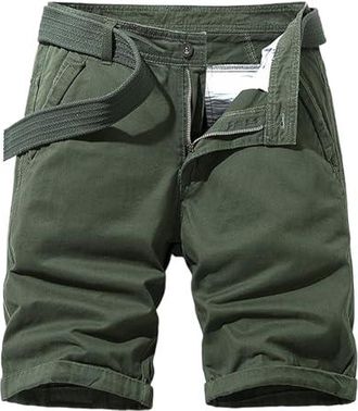 Generic Short de course pour homme - Short de golf intelligent pour homme - Pantalon cargo &agrave; jambe droite pour homme - Taille &eacute;lastique - Pantalon de combat -
