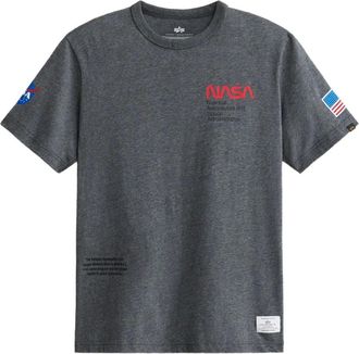 Alpha Industries crew-neck short-sleeve T-shirt - Gris