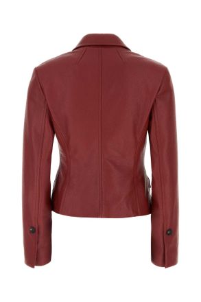 Ferragamo Lamb Leather Jacket - Red