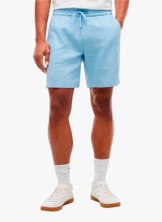 Tommy Hilfiger Short chino Dover en lin m&eacute;lang&eacute;